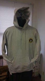 CSP Gray Hooded Sweatshirt w/Anniversary Patch | CSPAAA Alumni Store
